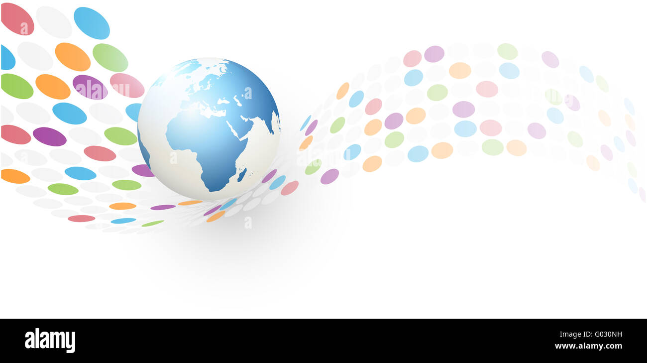 abstract earth globe background Stock Photo - Alamy