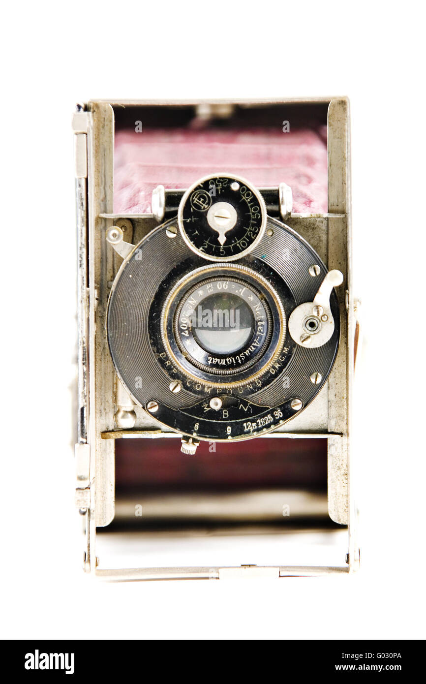 Old foto camera hi-res stock photography and images - Alamy