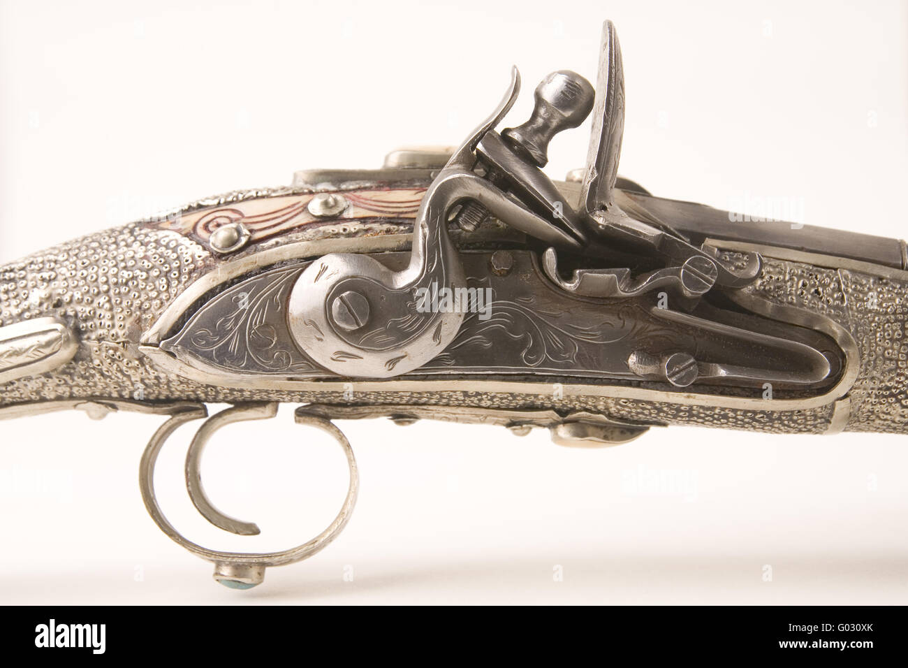 Old Pistol (Balkan) 1800 century Stock Photo - Alamy