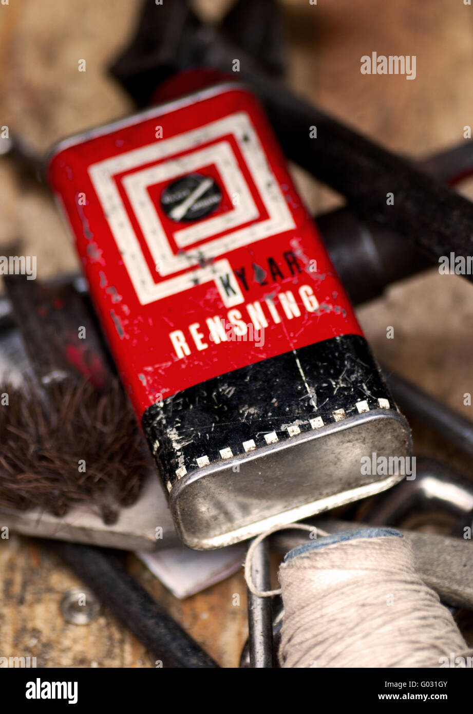 Old rusty liquid container hi-res stock photography and images - Alamy