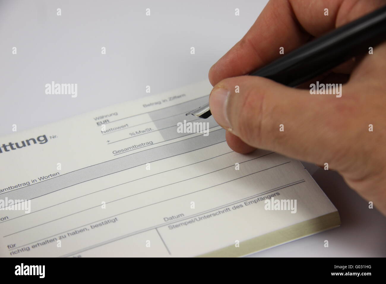 Receipt pad hi-res stock photography and images - Alamy