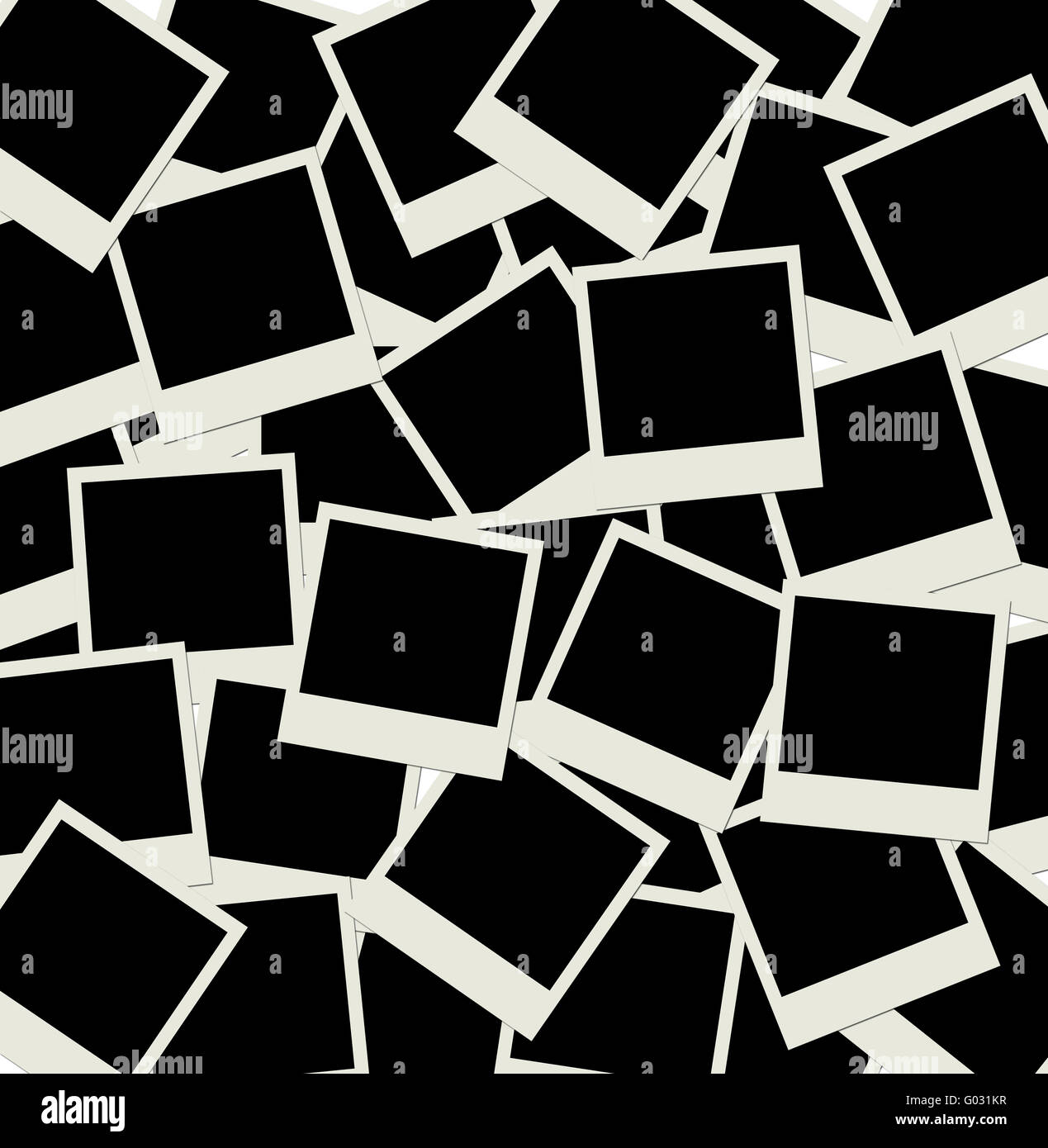 Stack of blank photo shots Stock Photo - Alamy