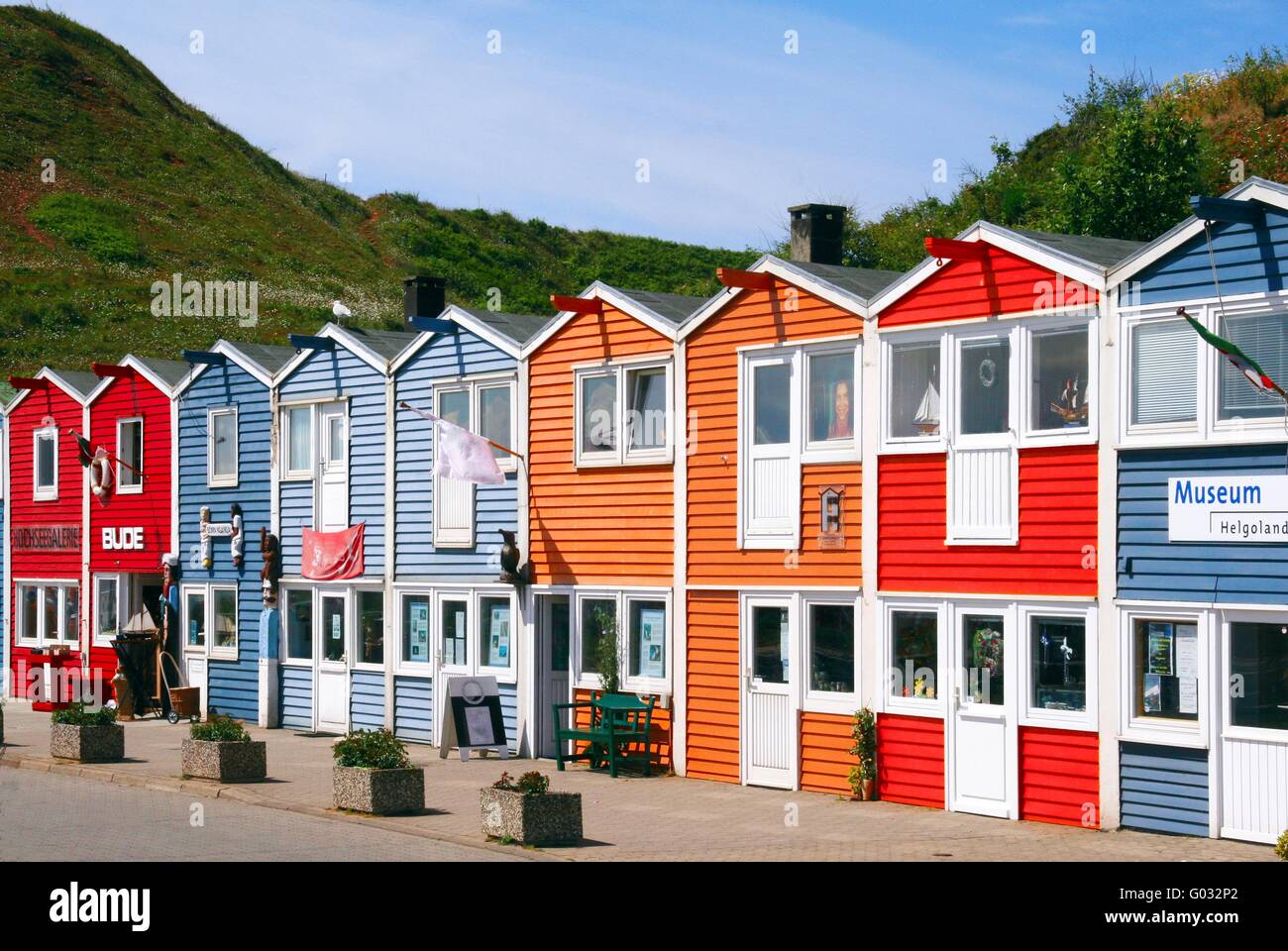 colorfull lobster shacks Stock Photo - Alamy