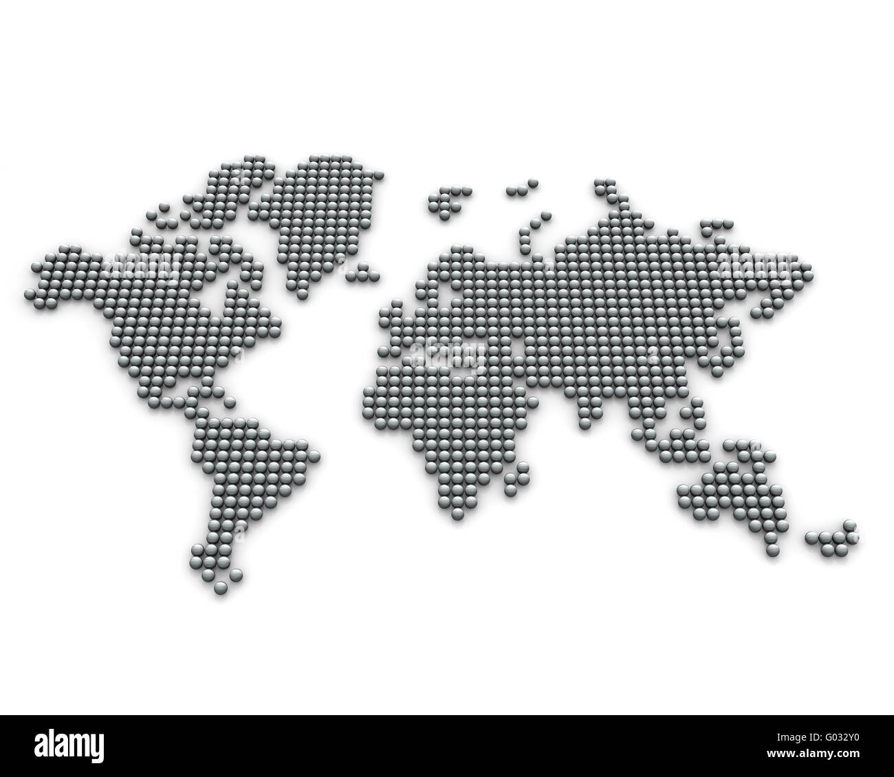 Global perspective map hi-res stock photography and images - Alamy