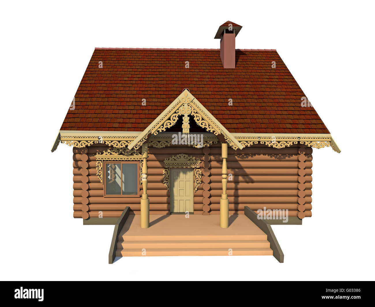 Country cottage design Cut Out Stock Images & Pictures - Alamy