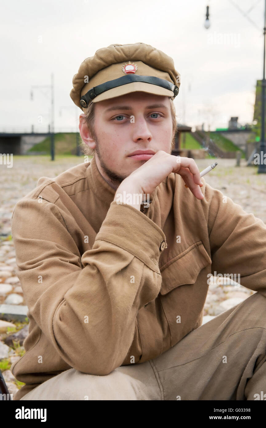 Resting soldier hi-res stock photography and images - Alamy