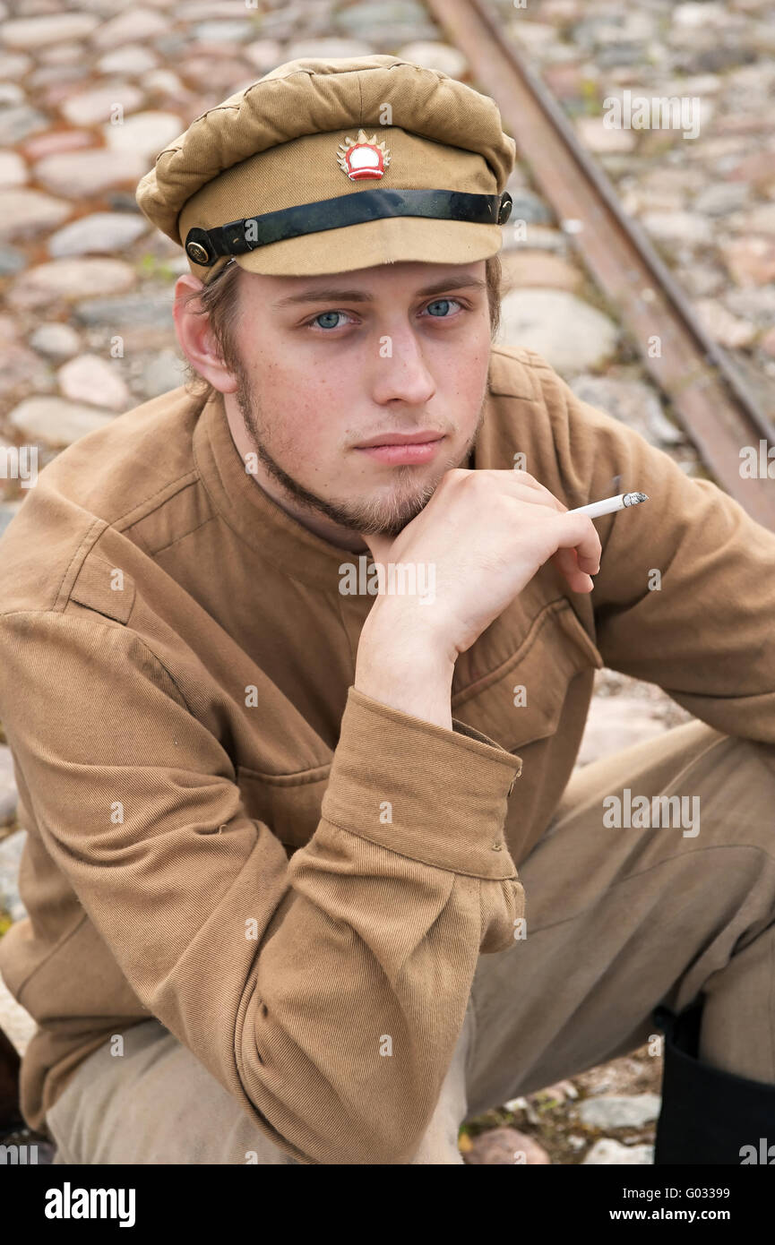 Resting soldier hi-res stock photography and images - Alamy