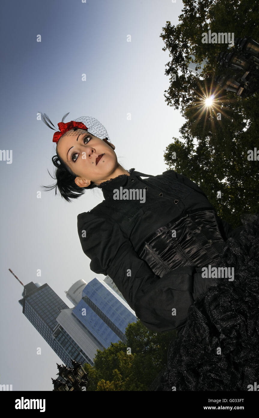 Goth scene in Frankfurt Stock Photo - Alamy