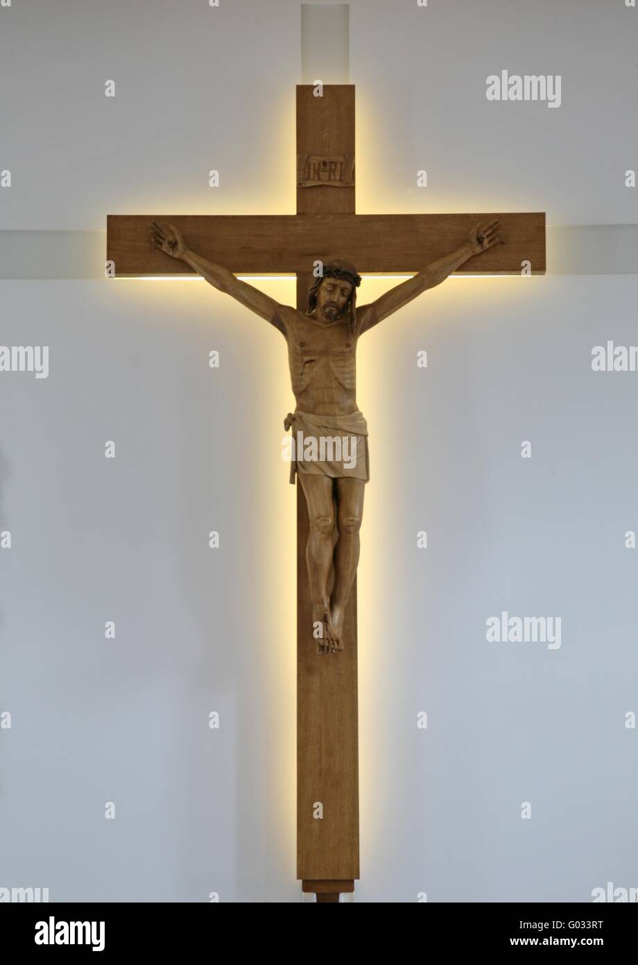 Jesus crucified on the cross Stock Photo - Alamy