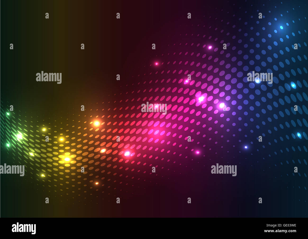 Abstract halftone lights. vector background Stock Photo - Alamy
