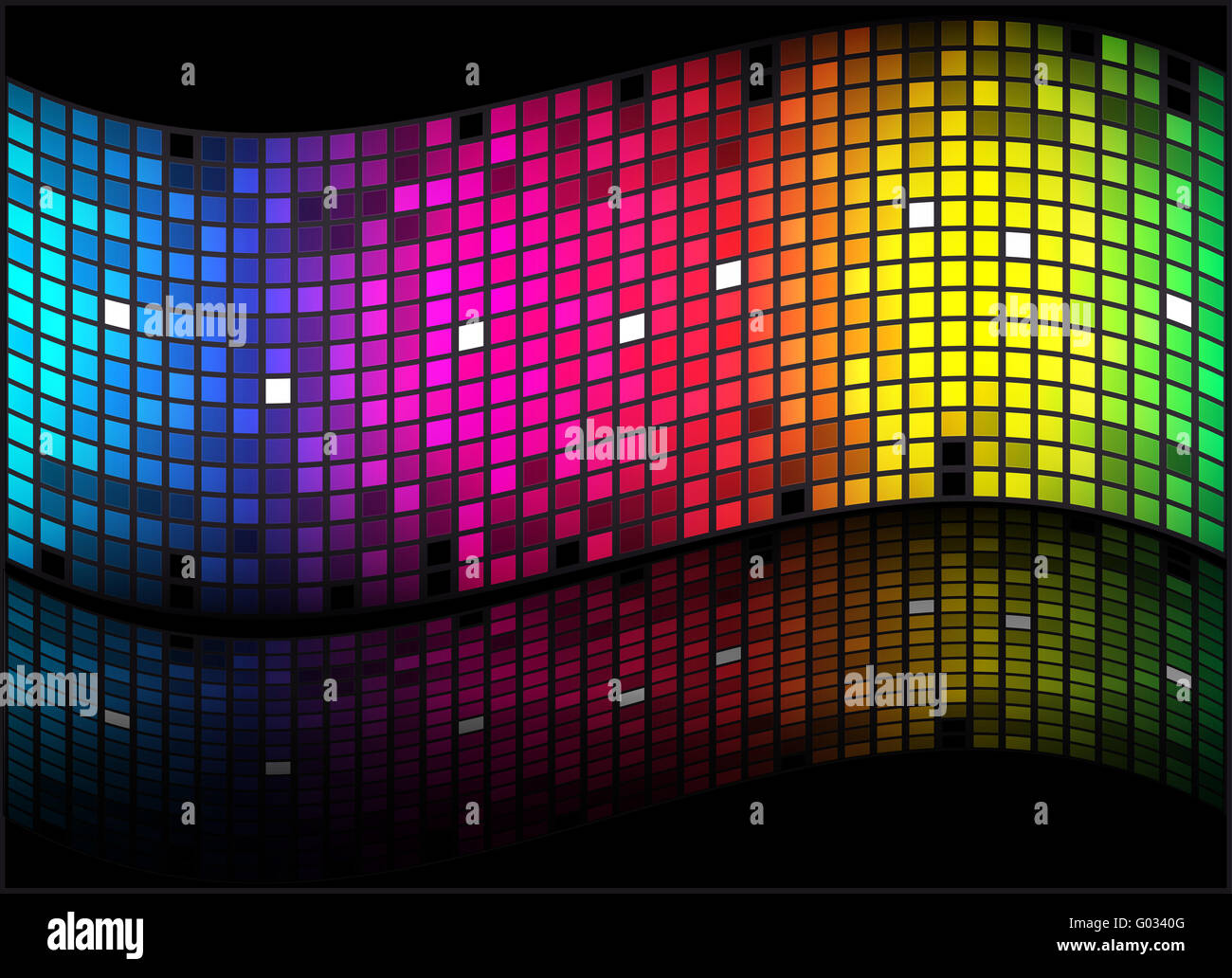 Abstract rainbow - colored vector background Stock Photo - Alamy