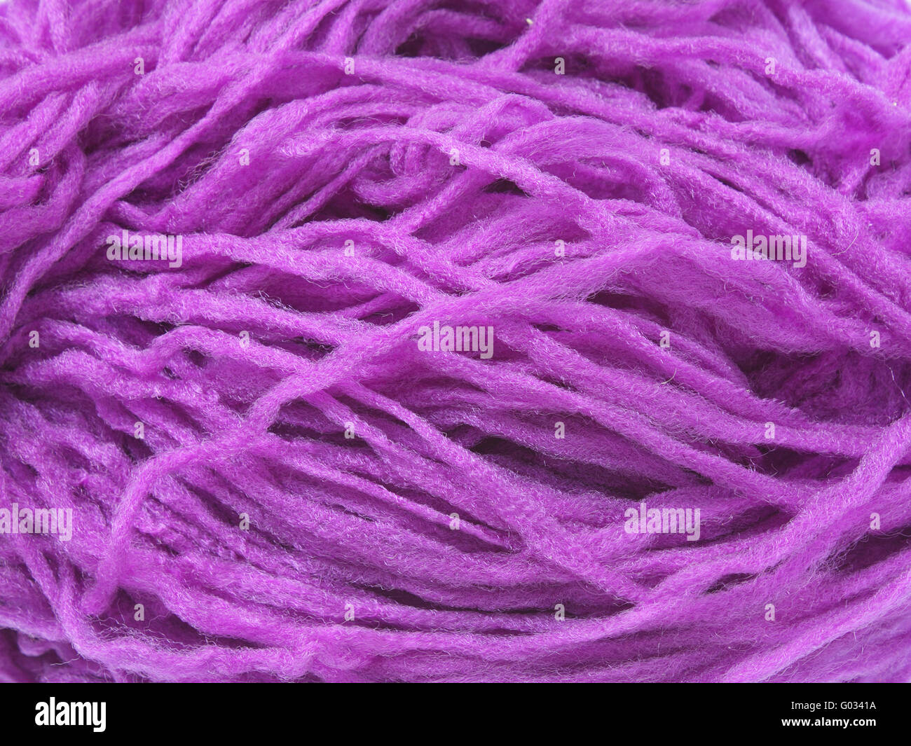 Violet synthetic yarn Stock Photo - Alamy