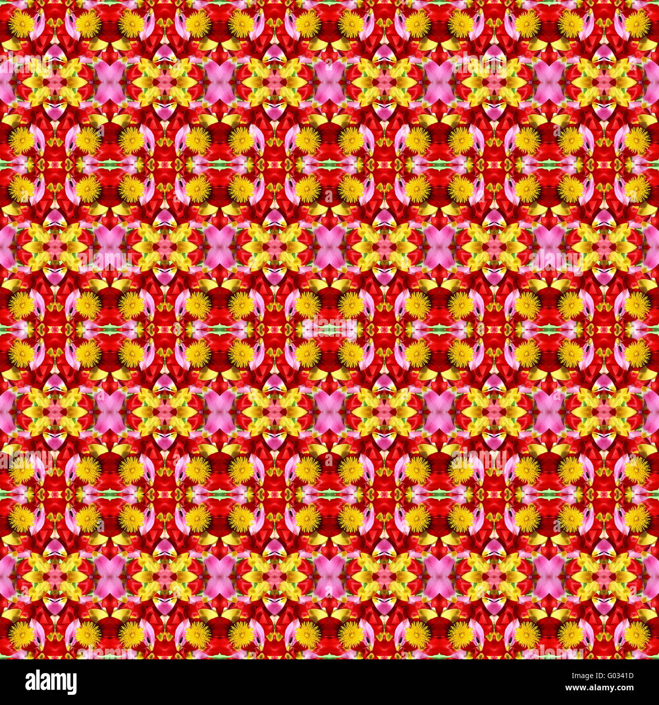 Series of the seamless natural patterns (flowers petals Stock Photo - Alamy