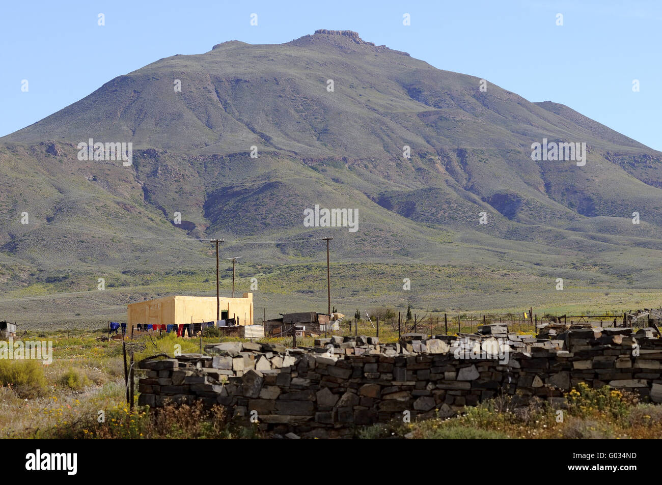 at the foot of the Hantam mountains, South Africa Stock Photo - Alamy