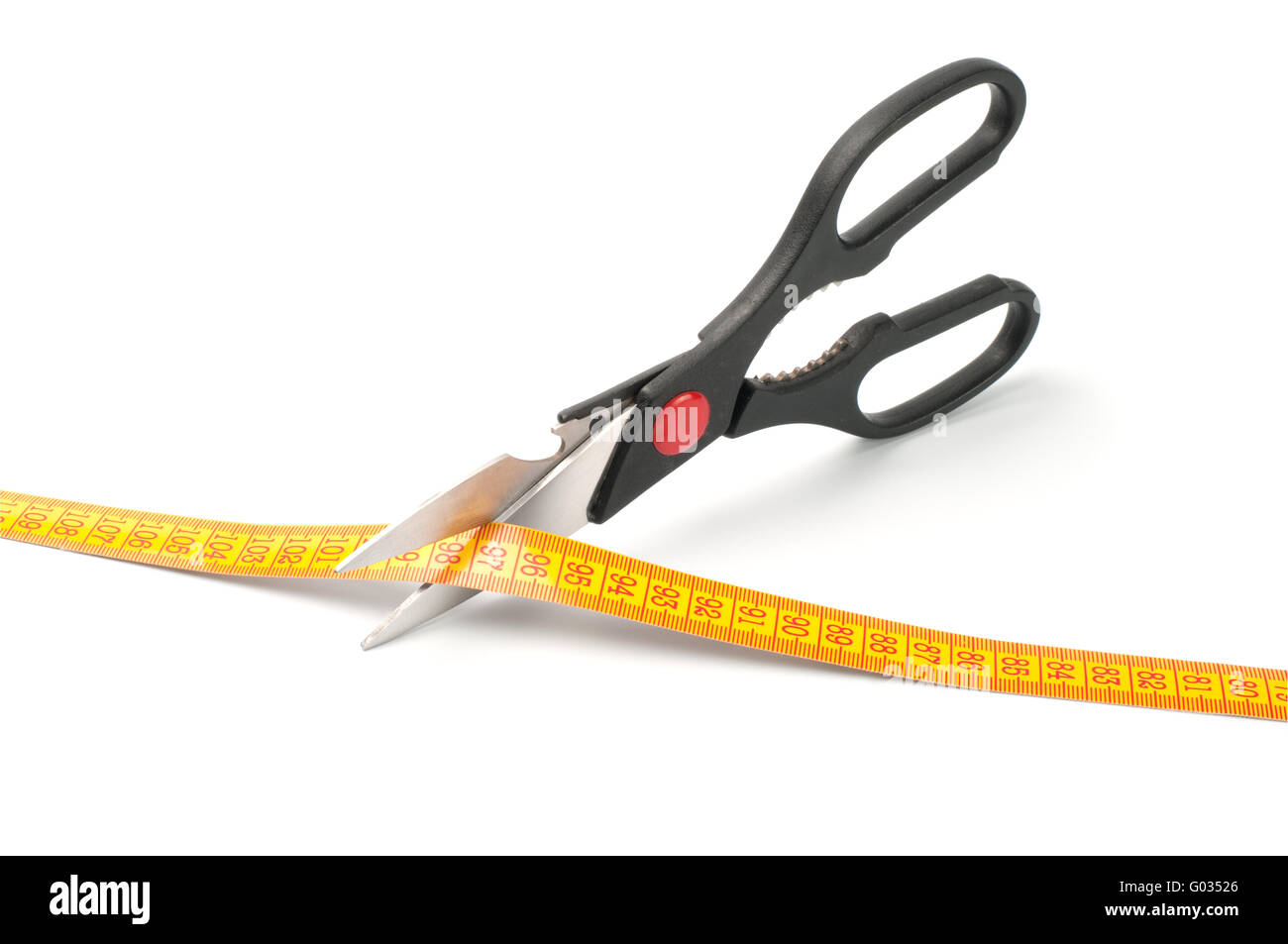 Steel tape scissor hi-res stock photography and images - Alamy