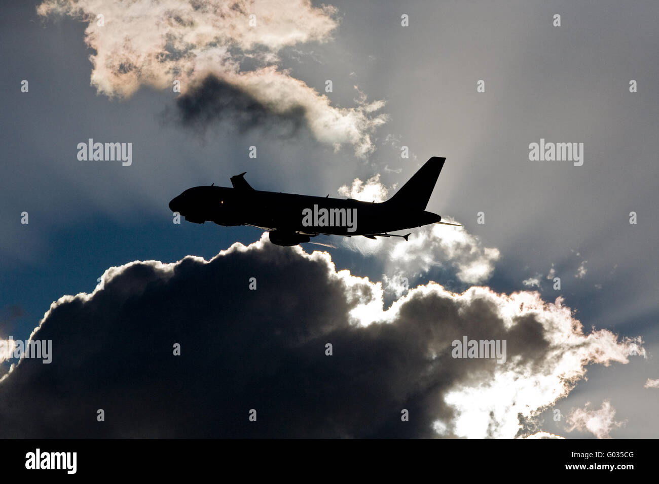 shadow plane before sky Stock Photo - Alamy