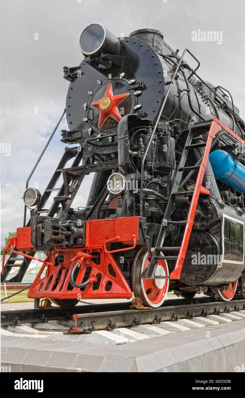 Ancient steam locomotive Stock Photo - Alamy