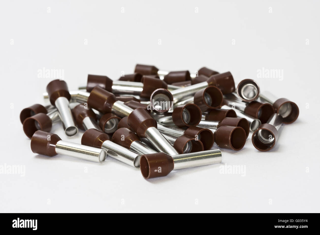 Wire end ferrules Stock Photo - Alamy