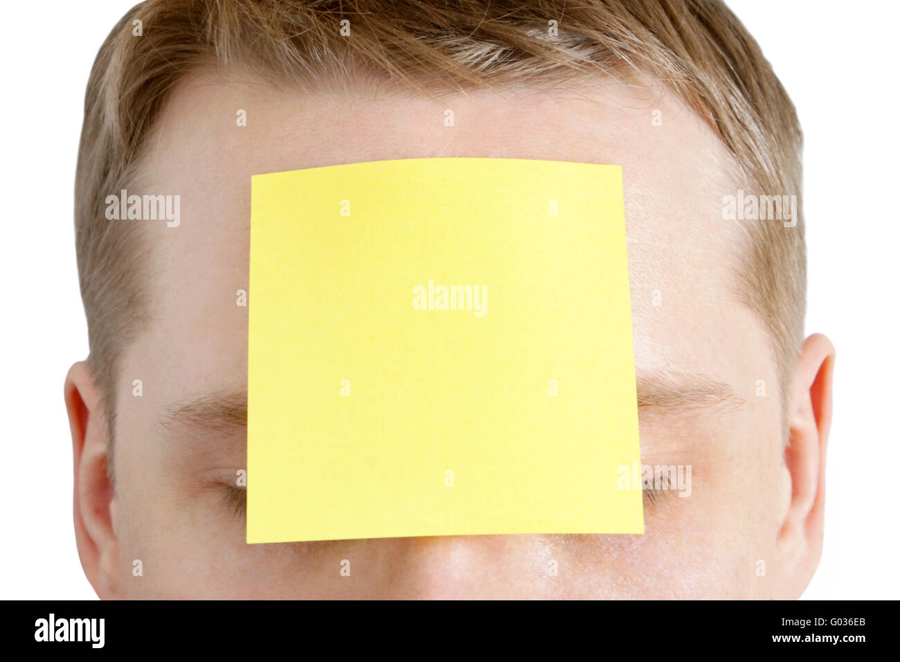 Letter On Forehead High Resolution Stock Photography and Images - Alamy