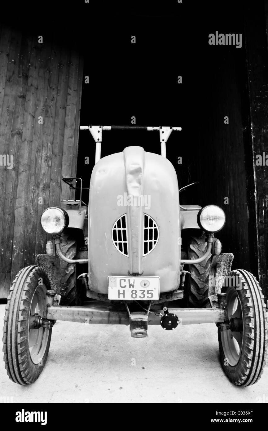 Tractor time Black and White Stock Photos & Images - Alamy