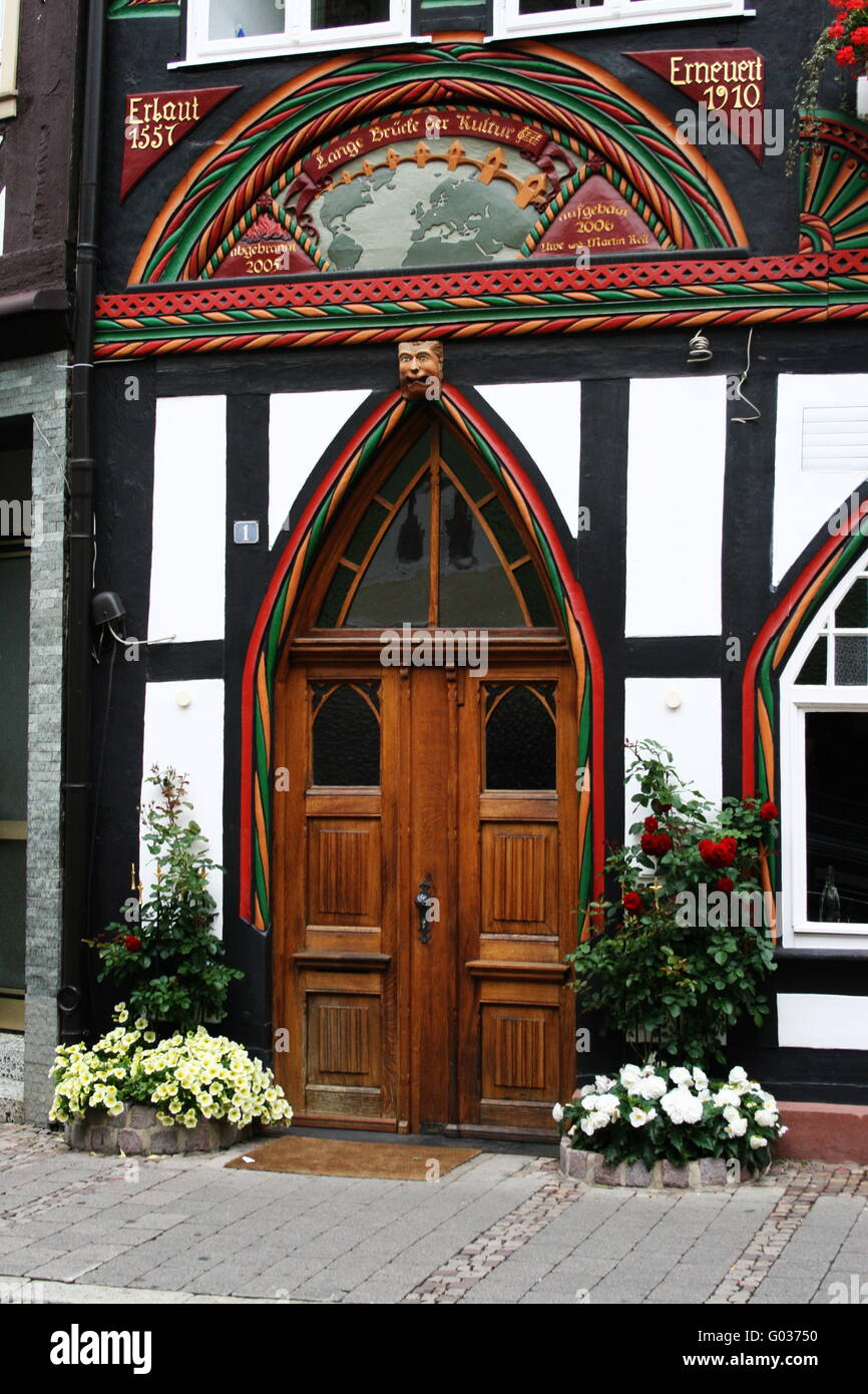 half timbered house Stock Photo - Alamy