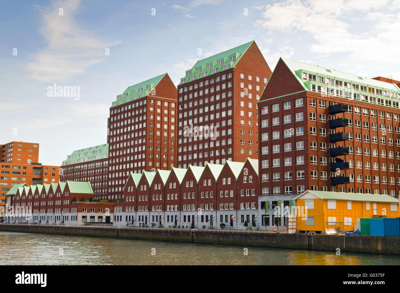 Dutch Urban style huge architecture in Amsterdam Stock Photo - Alamy