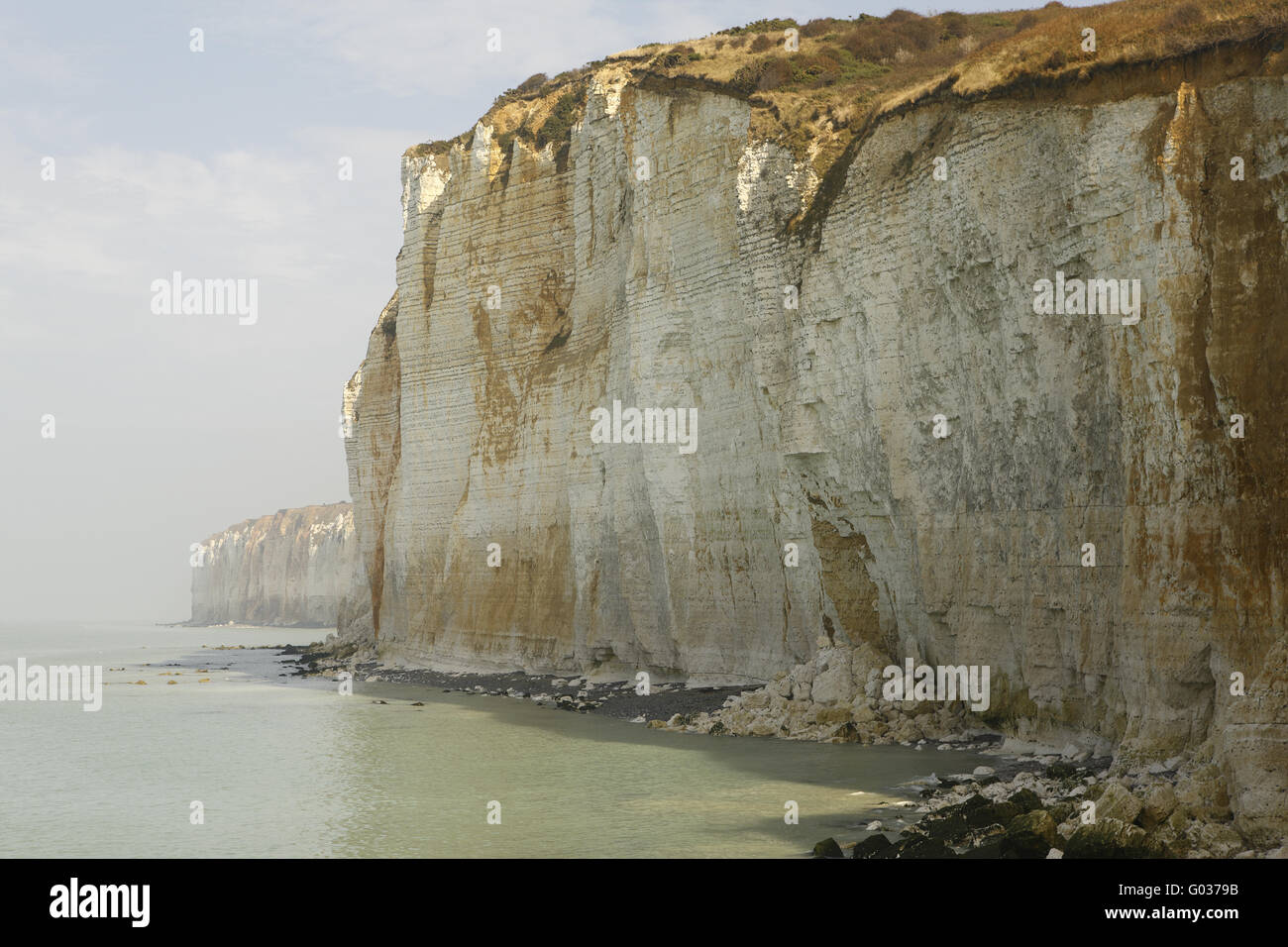 cliffs in Normandy Stock Photo - Alamy