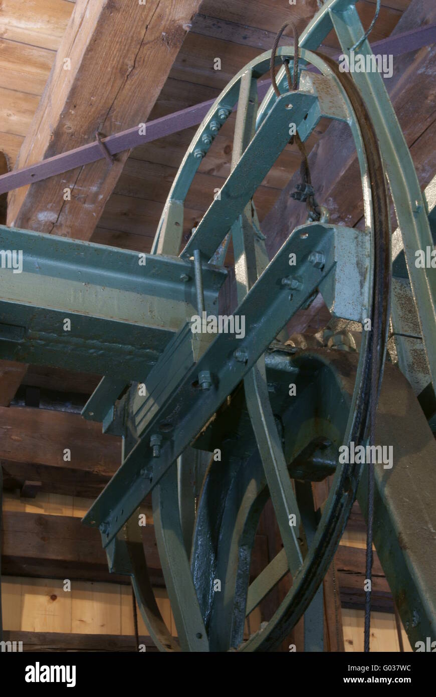Church bell rope wheel hi-res stock photography and images - Alamy