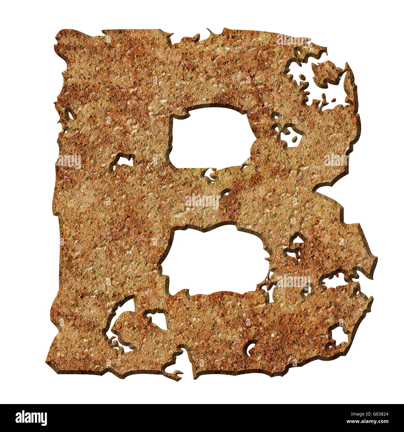 Rusty iron letters hi-res stock photography and images - Alamy