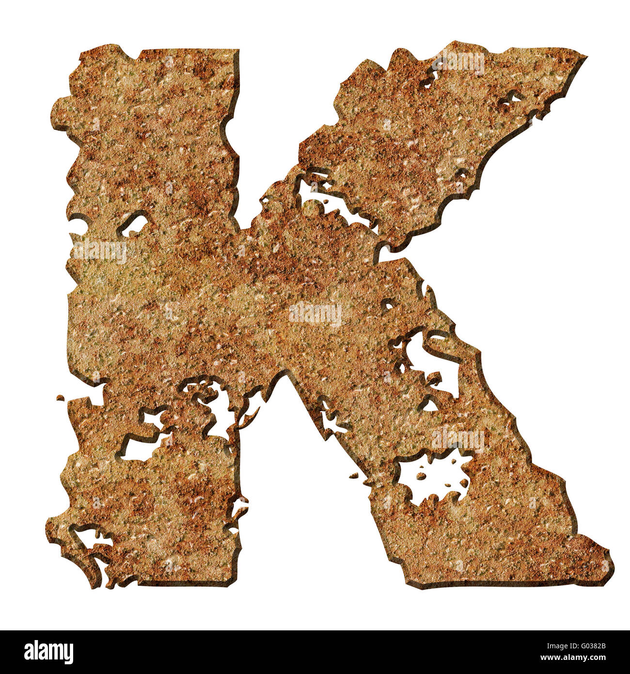 Rough edge letters hi-res stock photography and images - Alamy