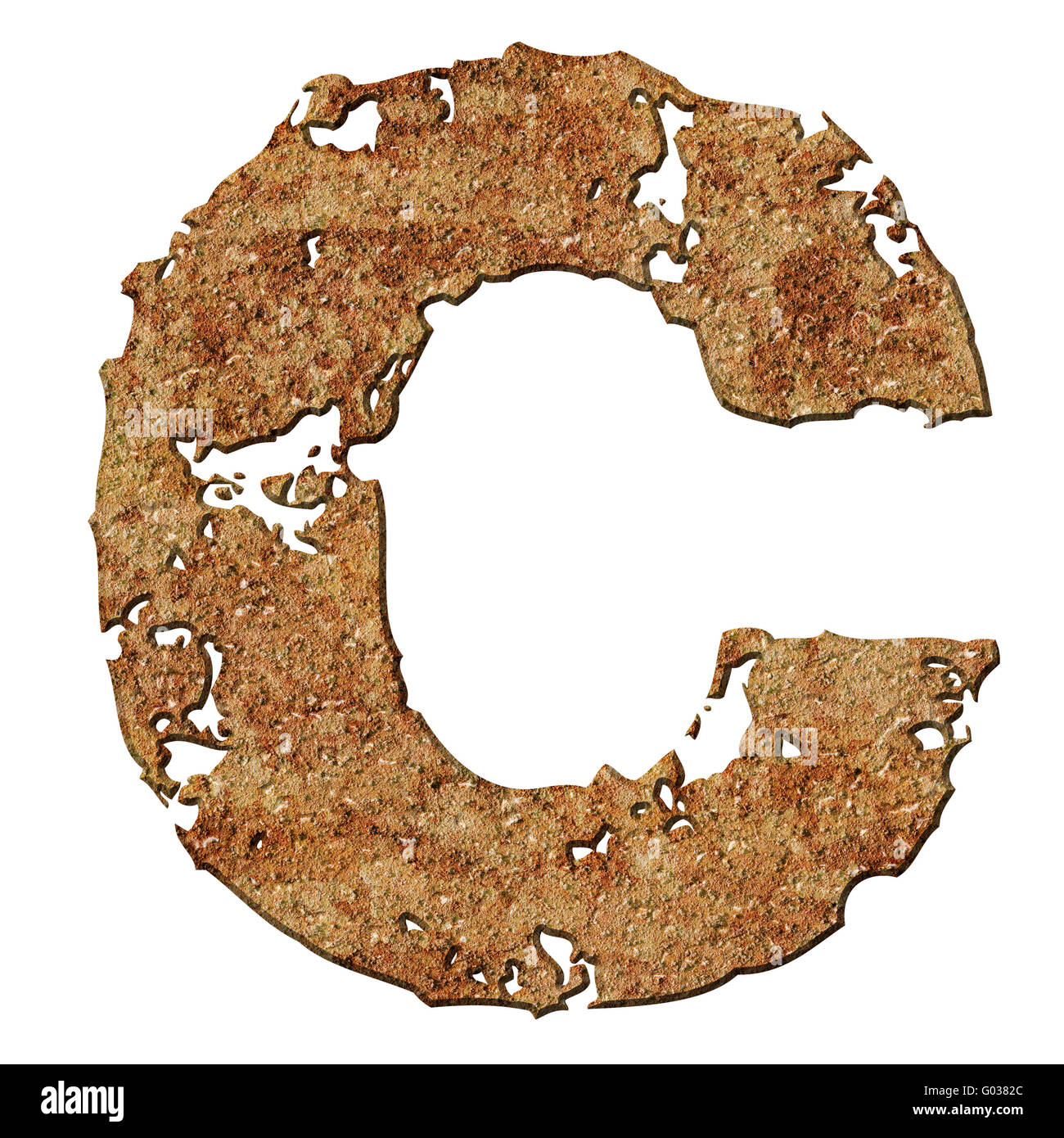 Rough edge letters hi-res stock photography and images - Alamy