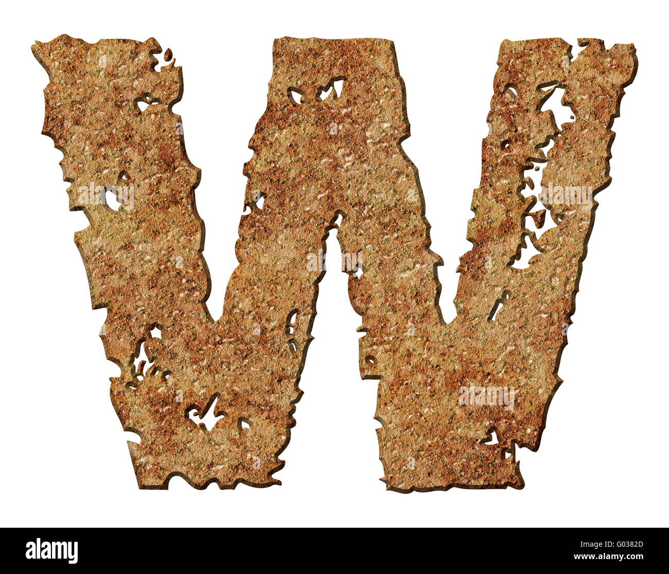 Rough edge letters hi-res stock photography and images - Alamy