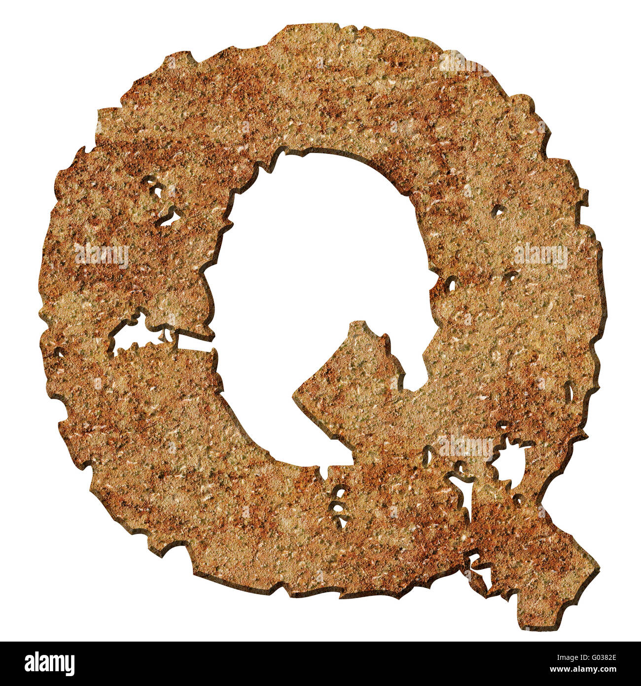 Rough edge letters hi-res stock photography and images - Alamy
