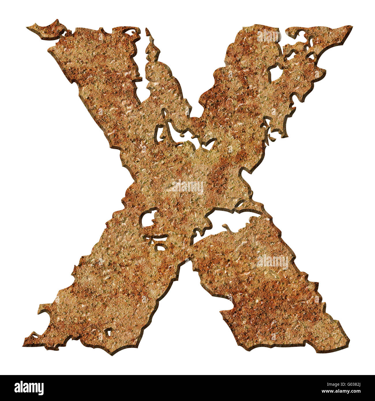 Rusted old brown metal Cut Out Stock Images & Pictures - Alamy