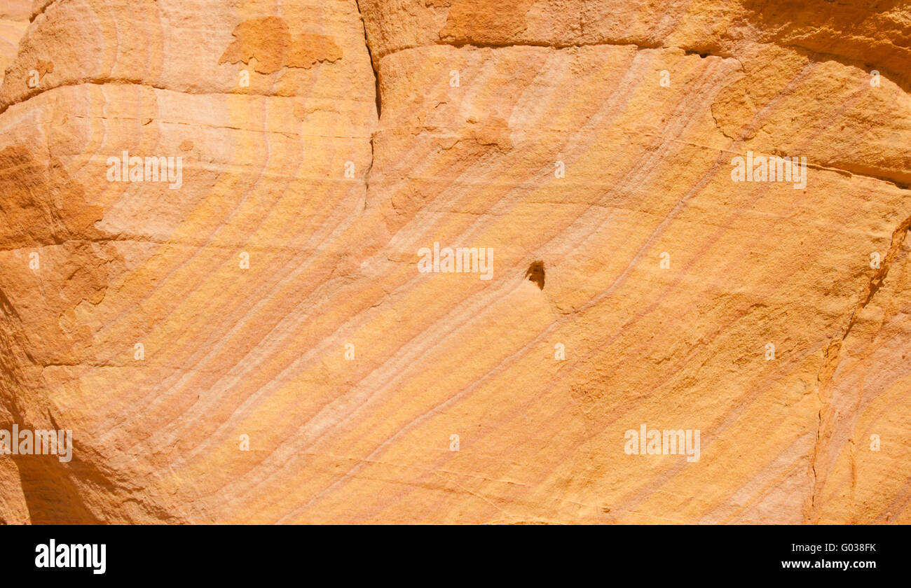 Orange sandstone boulder in Nevada, USA Stock Photo - Alamy