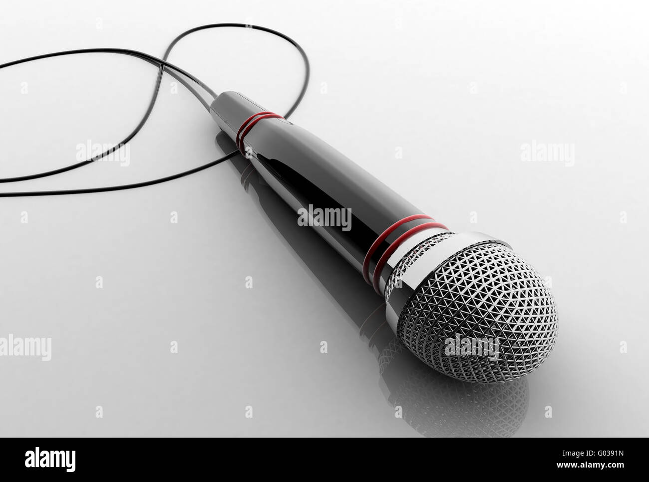 Commentator microphone hi-res stock photography and images - Alamy