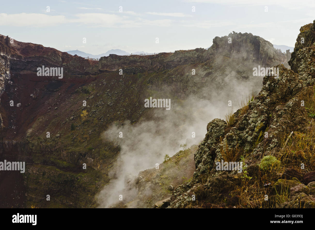 Gulf Of Naples Napoli Smoke Vesuvius High Resolution Stock Photography ...