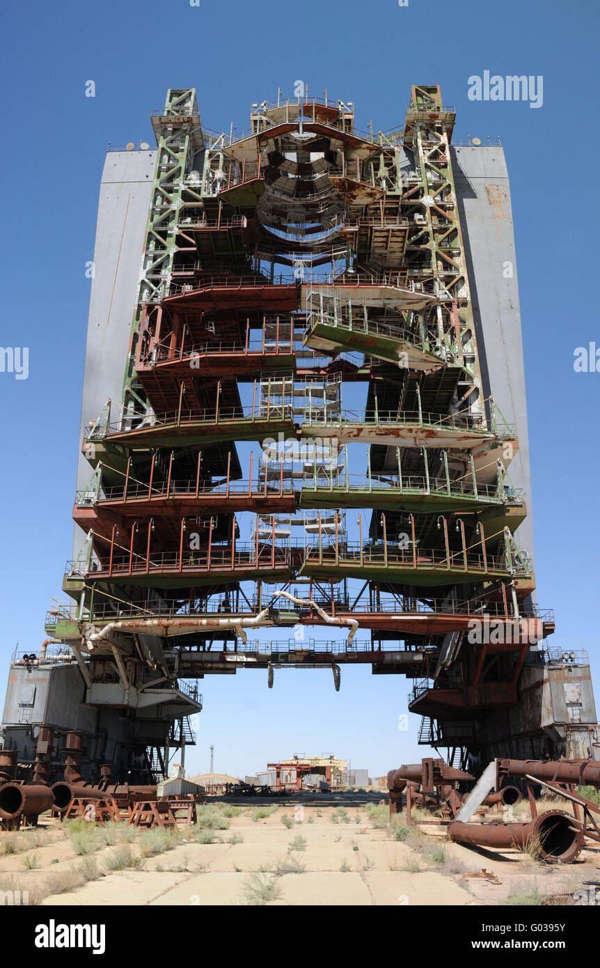 Rocket launcher baikonur hi-res stock photography and images - Alamy