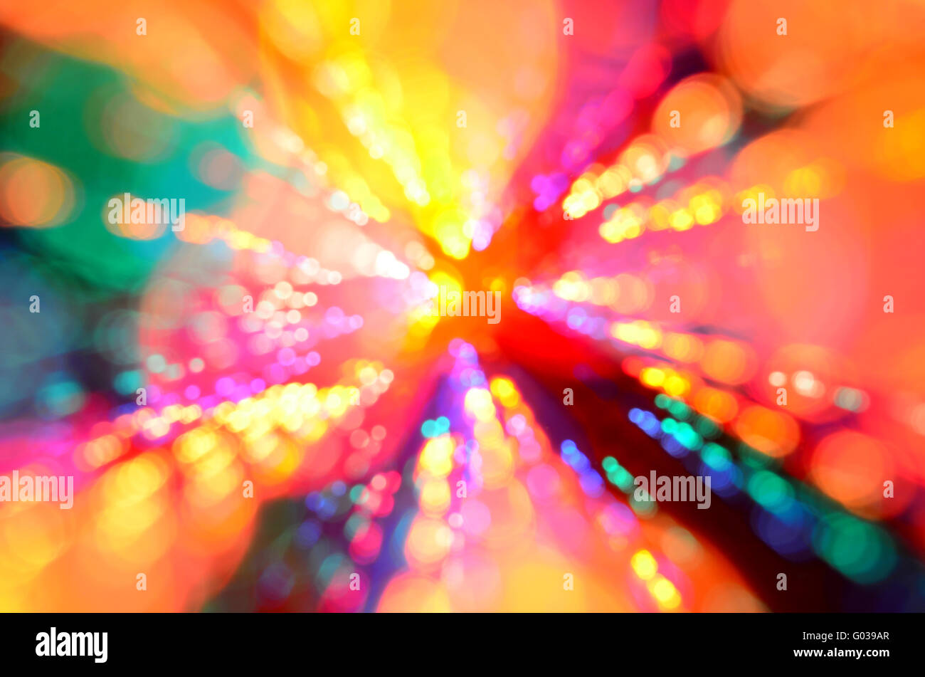 Multi-color blurred lights Stock Photo - Alamy