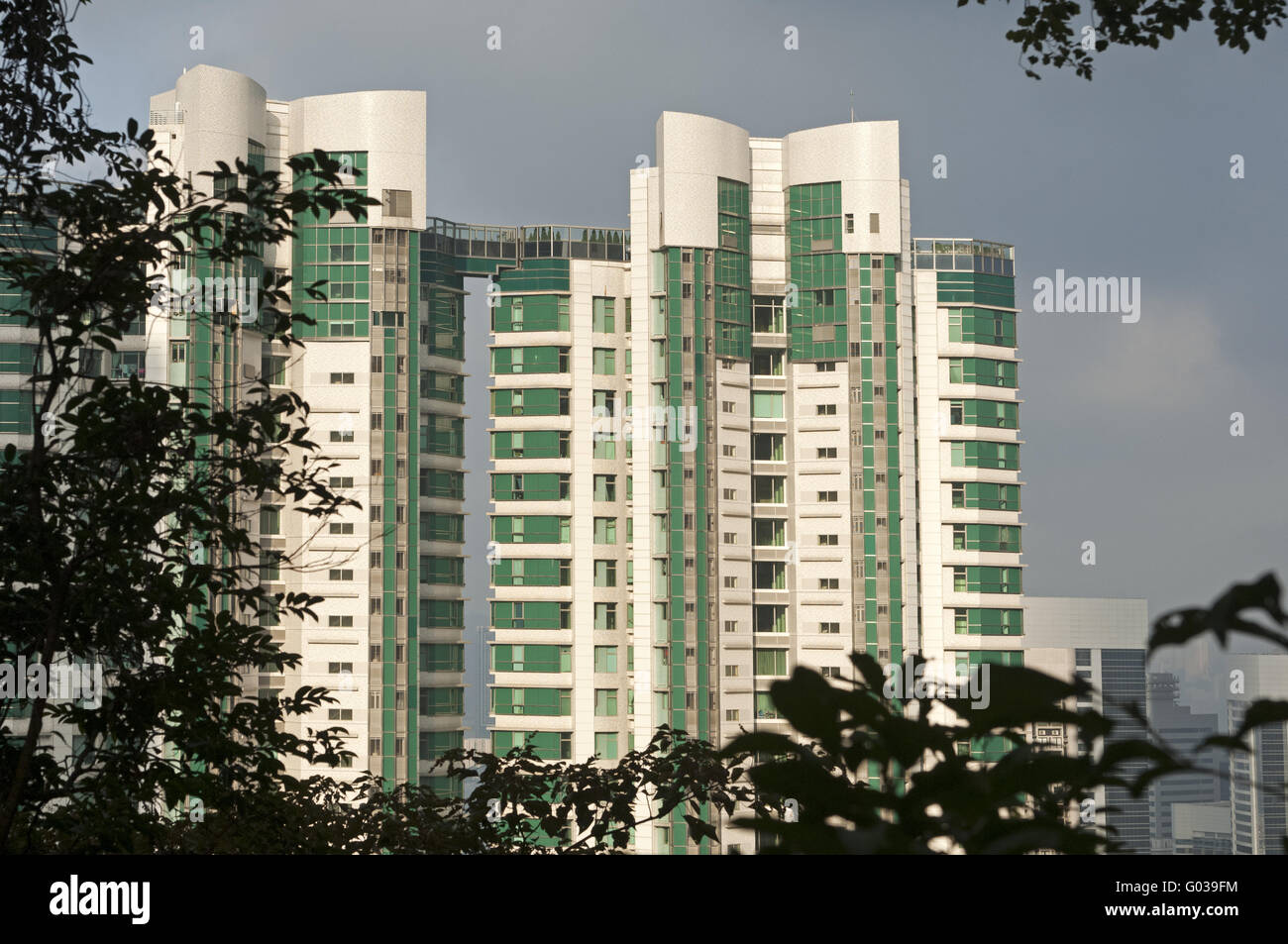 Residential high rising buildings in Hong Kong Stock Photo - Alamy
