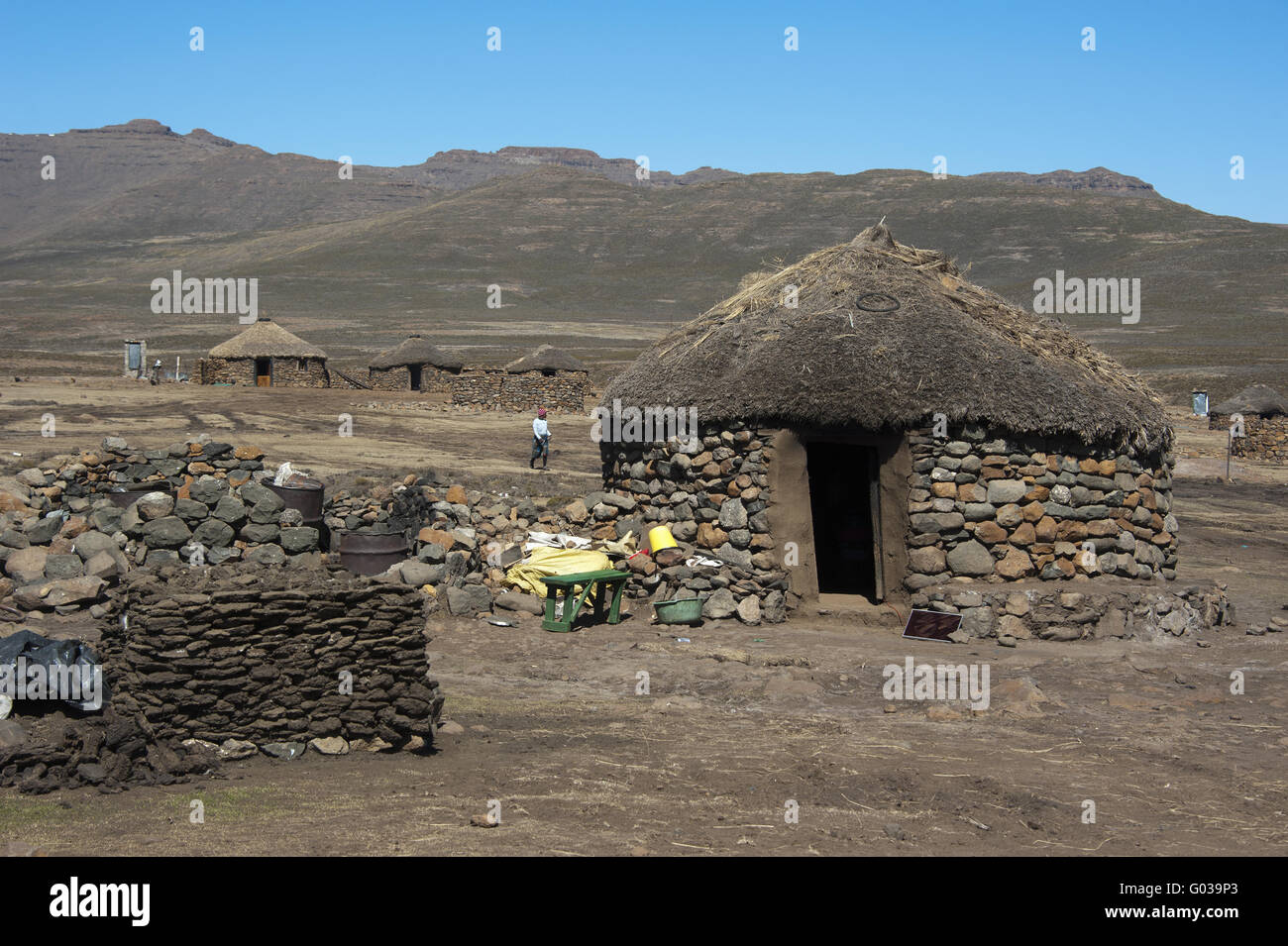 Basotho lesotho basotho village hi-res stock photography and images - Alamy