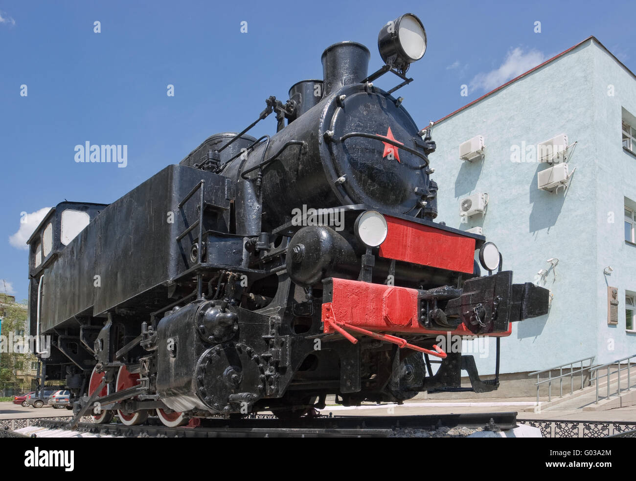Ancient steam locomotive Stock Photo - Alamy