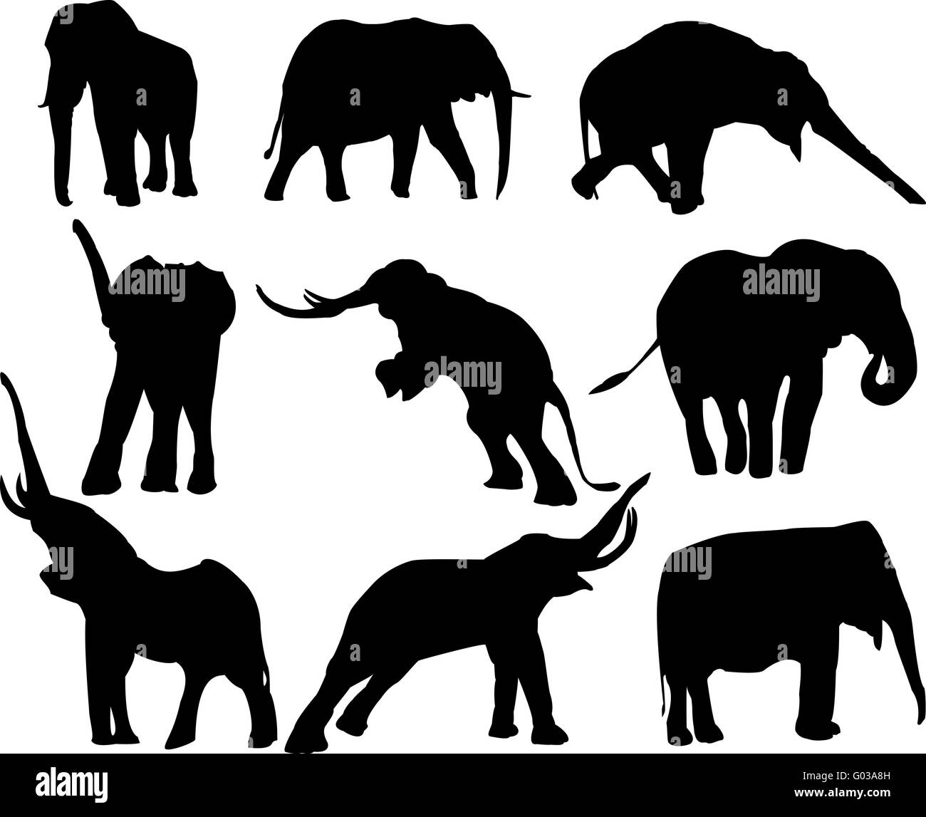 Black elephants hi-res stock photography and images - Alamy