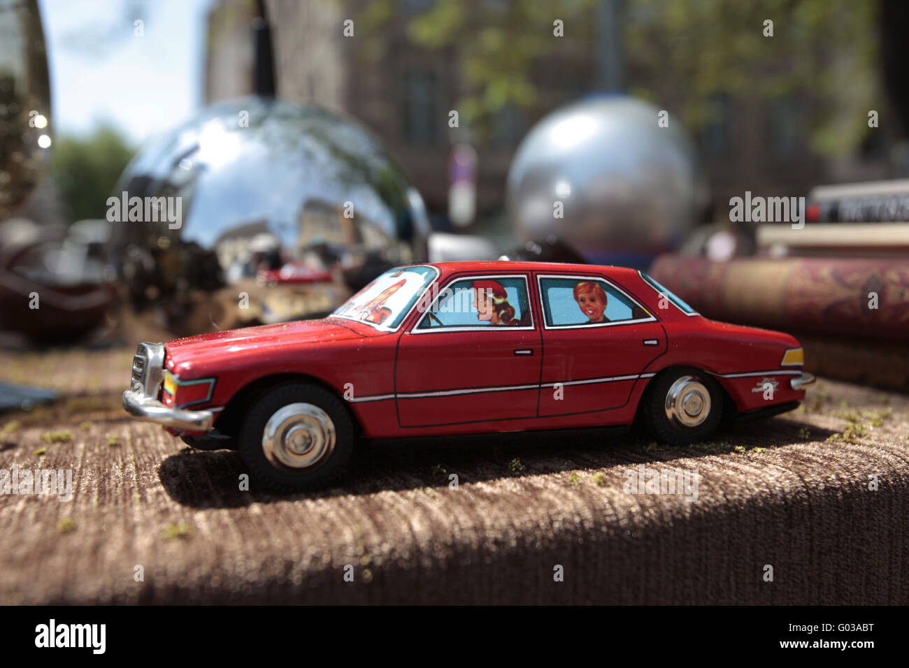 France car boot sale car play toys Stock Photo - Alamy
