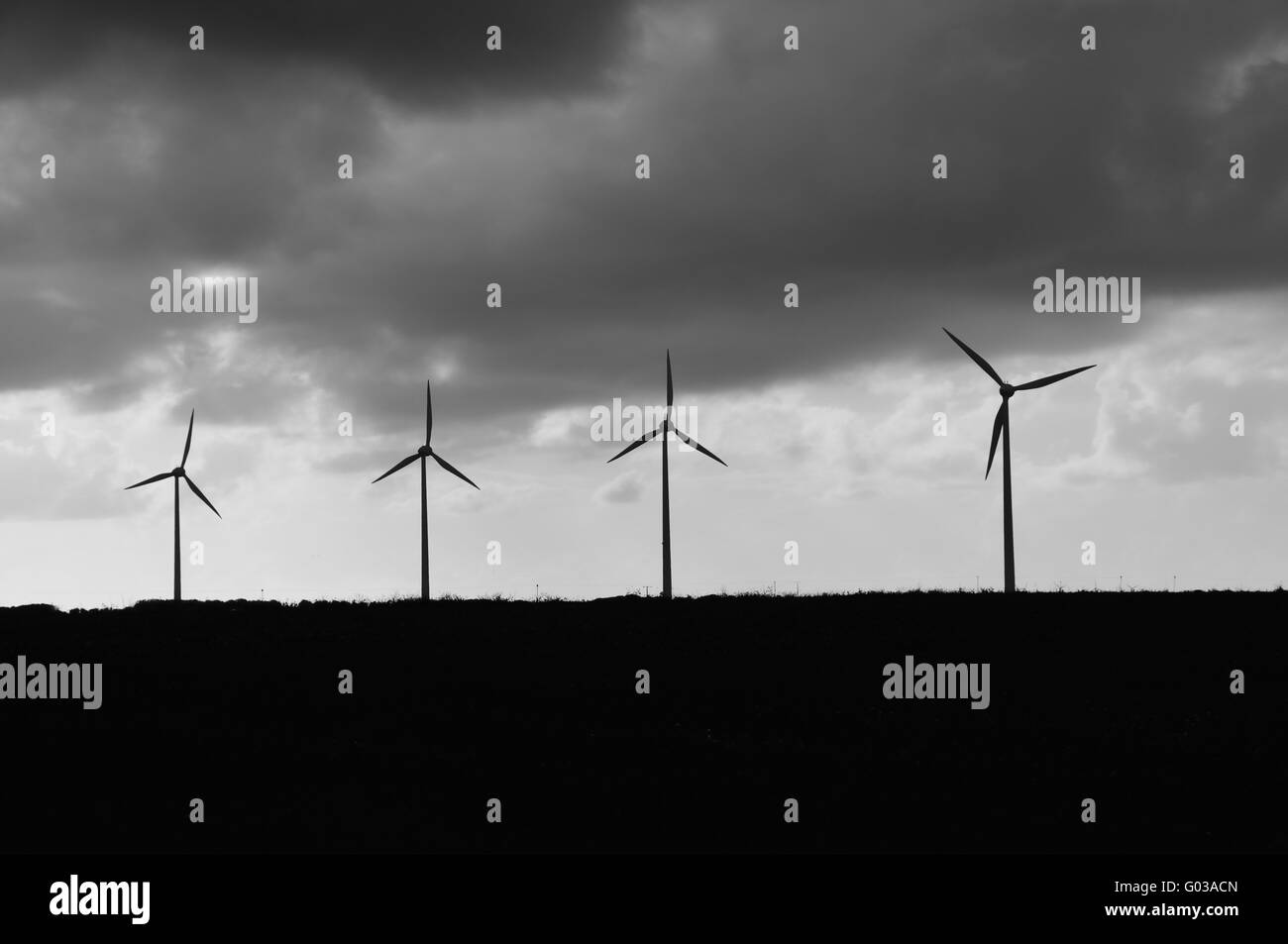 Wind energy power wheel Black and White Stock Photos & Images - Alamy