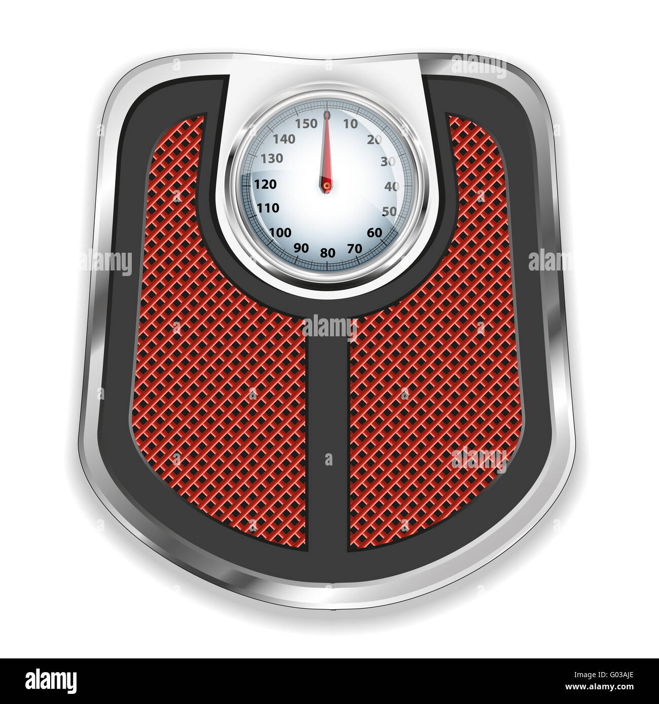 Bathroom scale. Vector illustration Stock Photo - Alamy