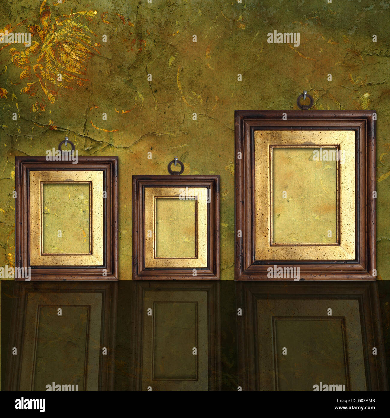 Vintage background with frames Stock Photo - Alamy