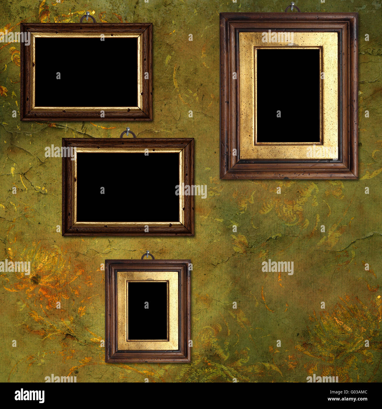 Vintage background with frames Stock Photo - Alamy