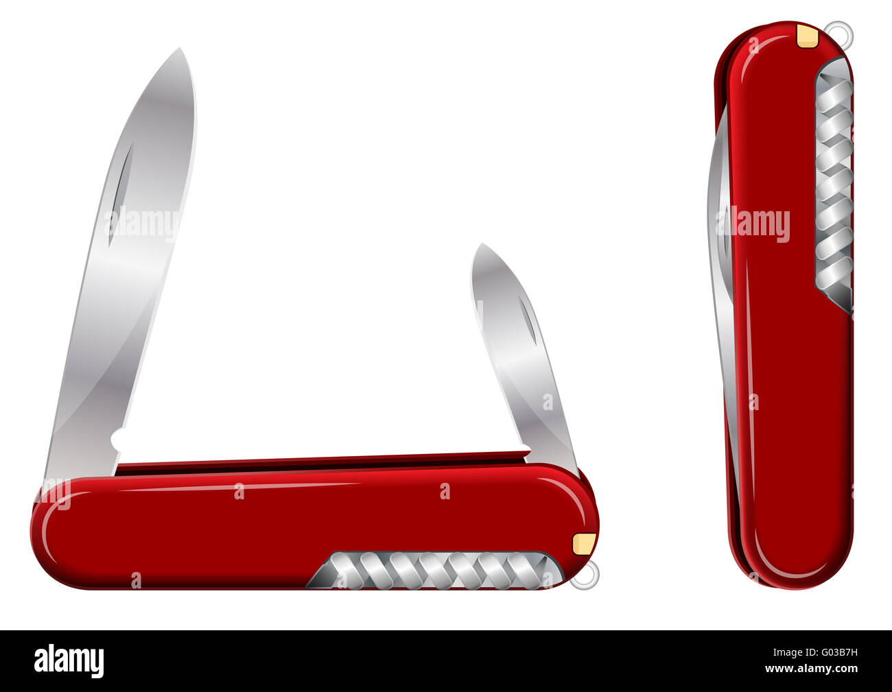 Swiss Army Knife. Vector Stock Photo - Alamy