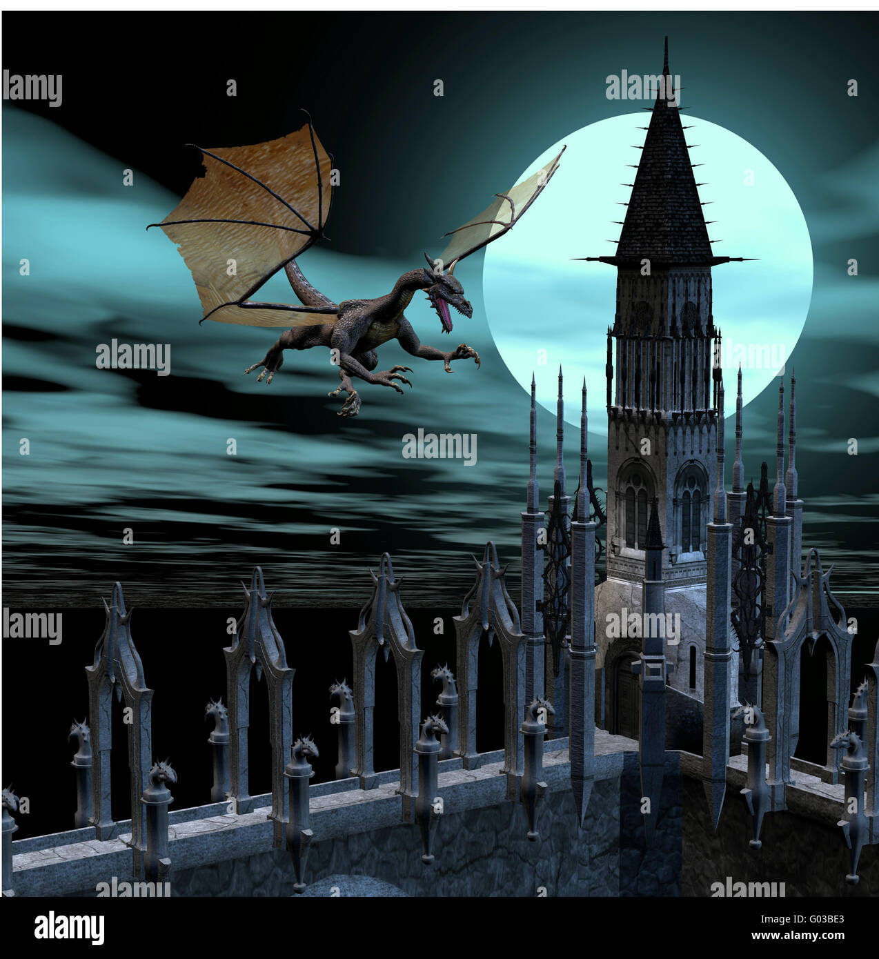 Castle dragon castle hi-res stock photography and images - Alamy